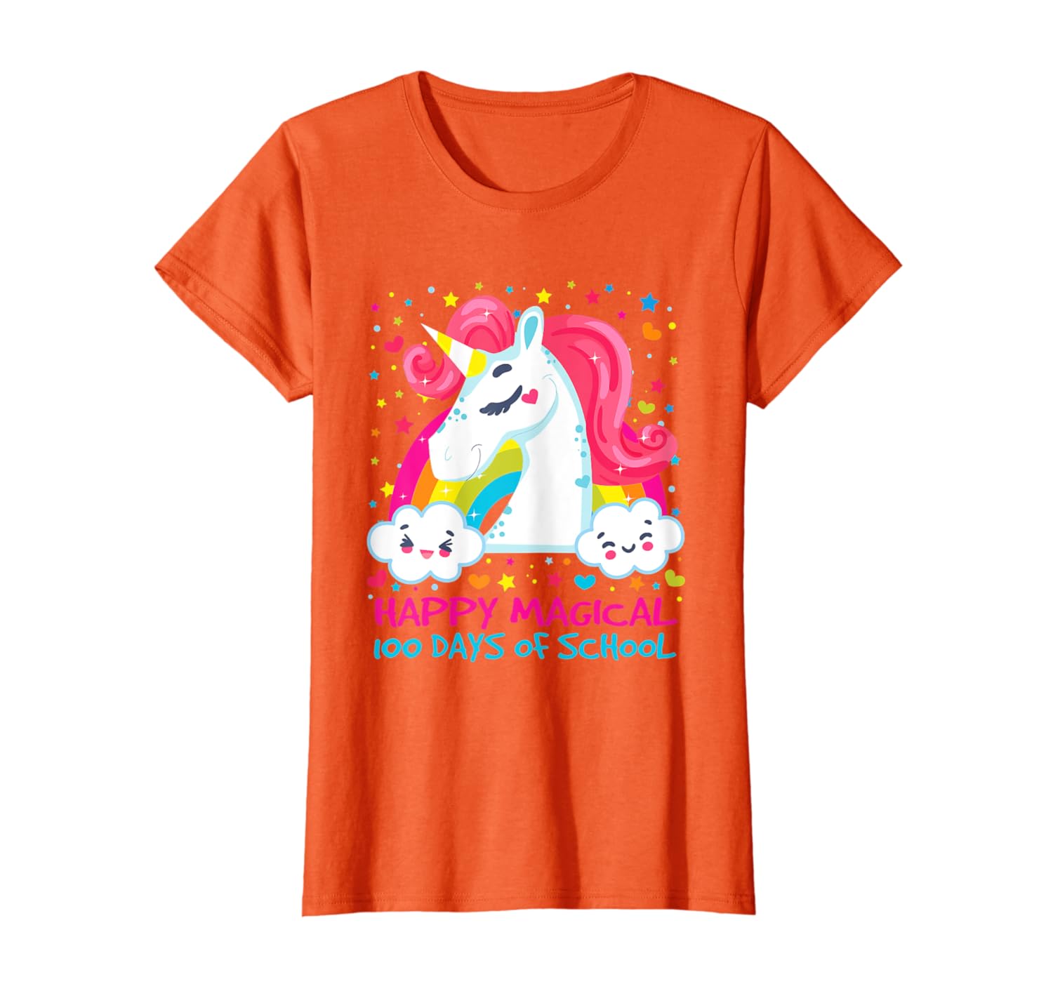 Happy Magical 100 Days Of School Unicorn 100 Day T Shirt happy-magical-100-days-of-school-unicorn-100-day-t-shirt